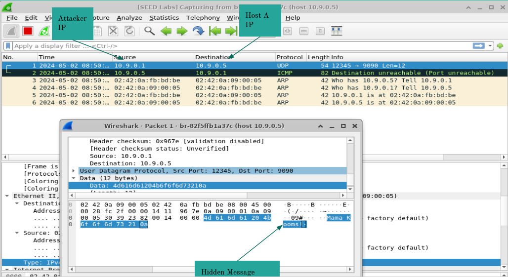 ICMP Packet Sniffing and Spoofing Lab | Justin Corpuz | Professional ...